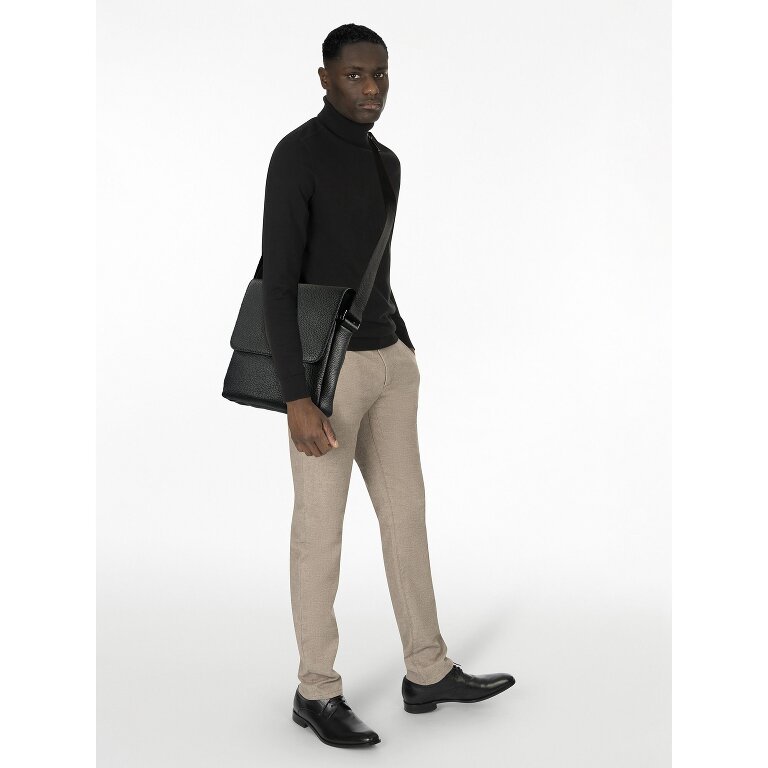 Joop! Cardona Flavio Mensajero Piel natural 20 cm black | Maletas.es